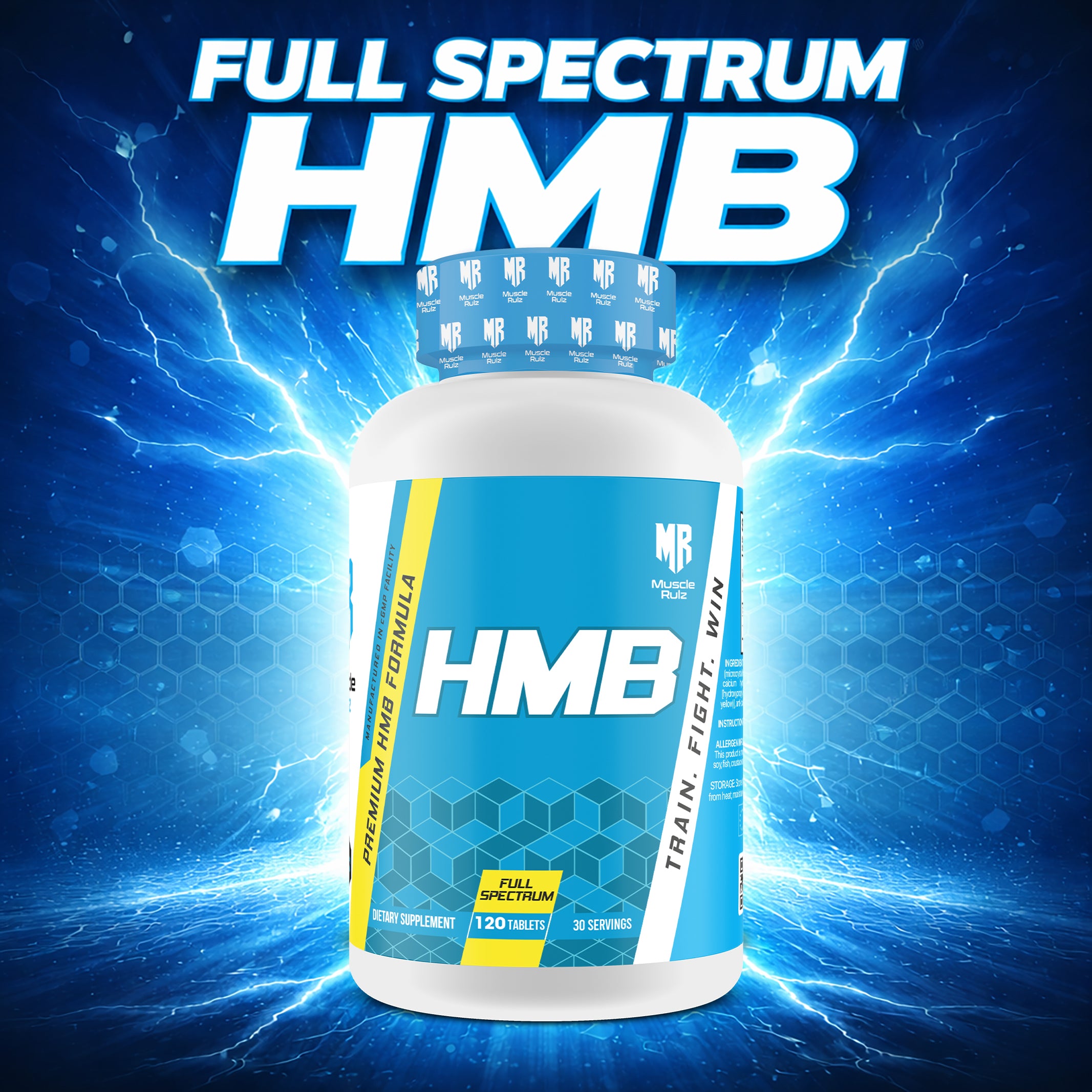 Muscle Rulz HMB – 120 Tablets – Muscle Rulz Store