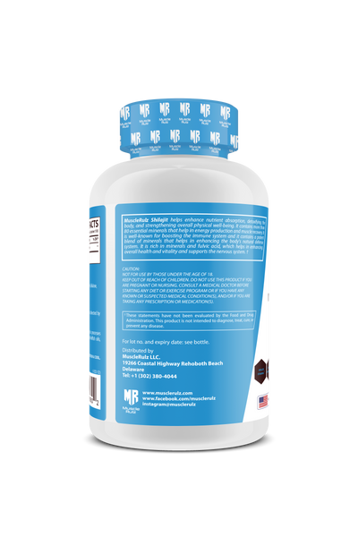 SHILAJIT 1000MG – Muscle Rulz Store