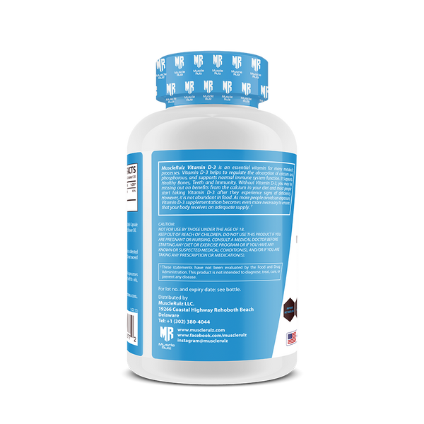 VITAMIN D-3 5000 – Muscle Rulz Store